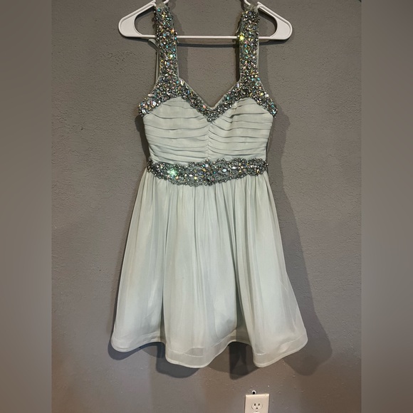 My Michelle | Dresses | My Michelle Light Blue Sparkle Dress | Poshmark